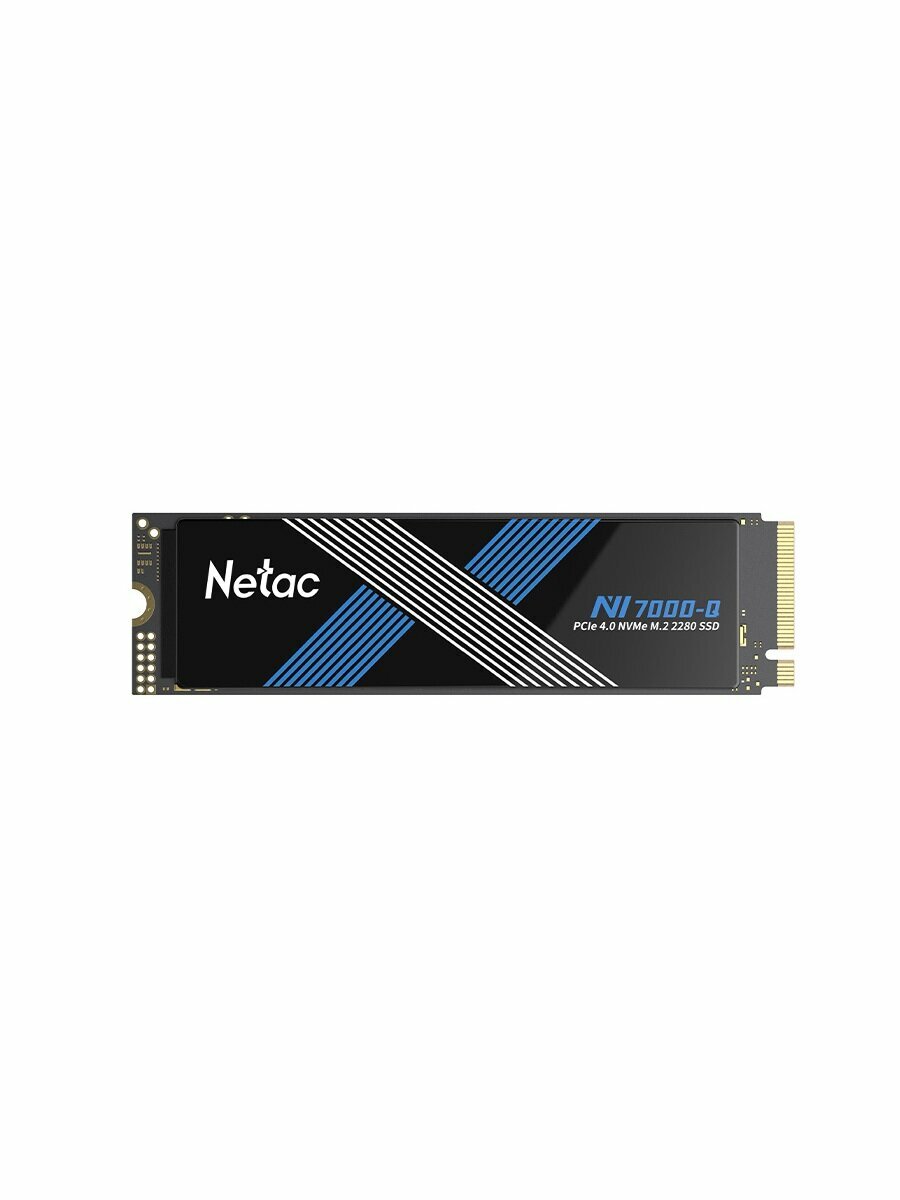 Накопитель SSD Netac NT01NV7000Q-1T0-E4X M.2, 1024ГБ, 3 бит TLC, 3D NAND, TLC, PCIe 4.0 x4