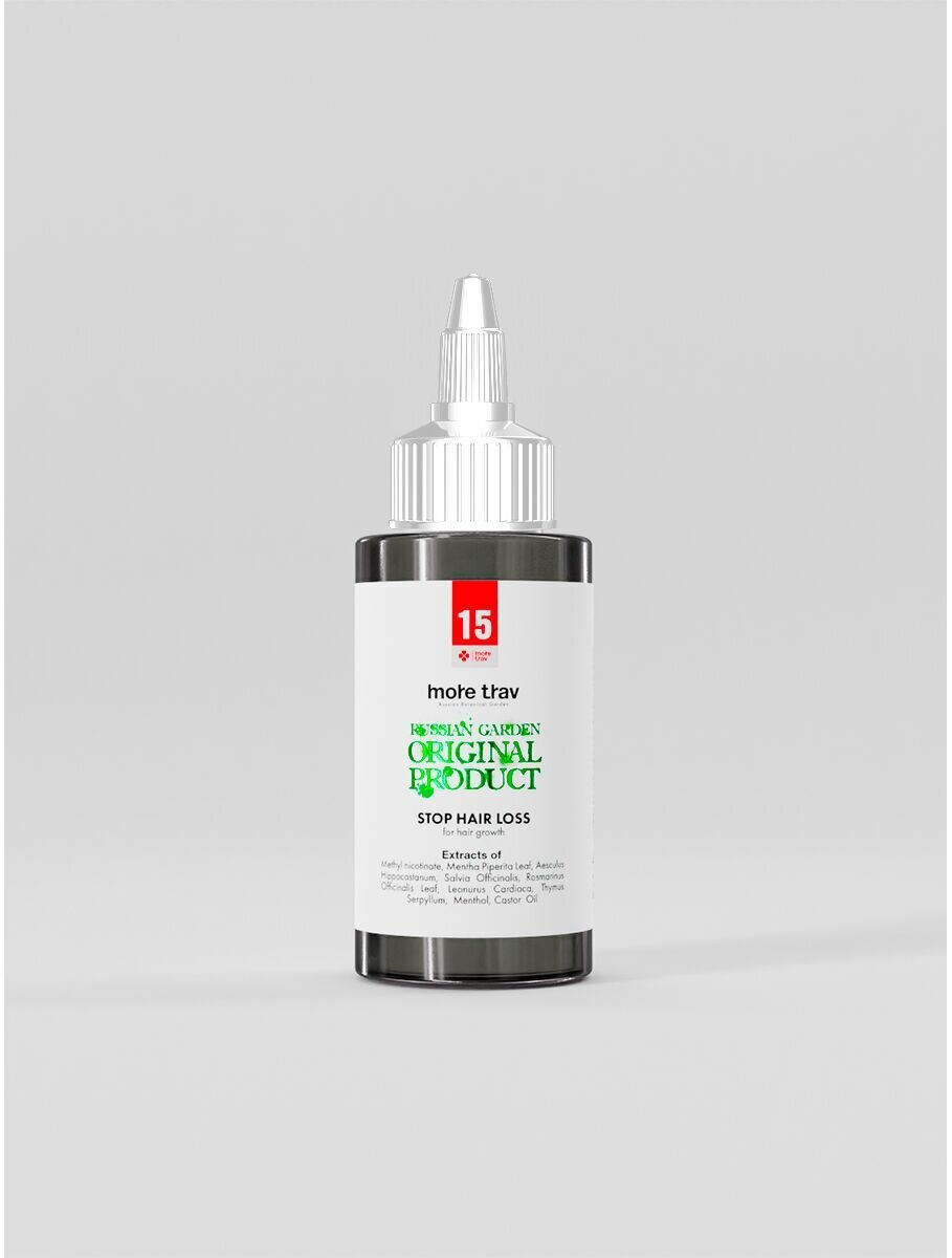 Спрей против выпадения волос и проблем кожи головы №15, 150 мл /More Trav
