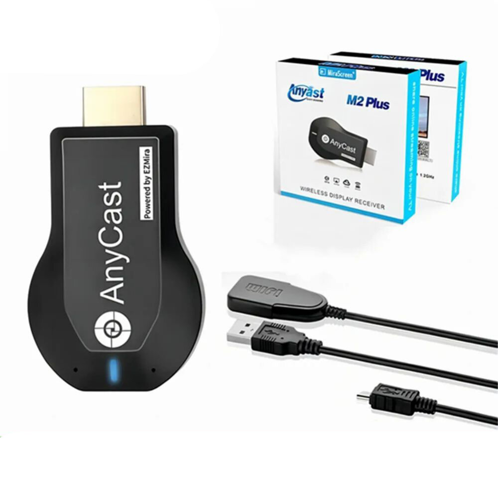 1080P M2 Plus HDMI-совместимый ТВ-тюнер с WIFI-дисплеем, ТВ-адаптером, Anycast DLNA, общим экраном для iOS, Android, Miracast, Airplay