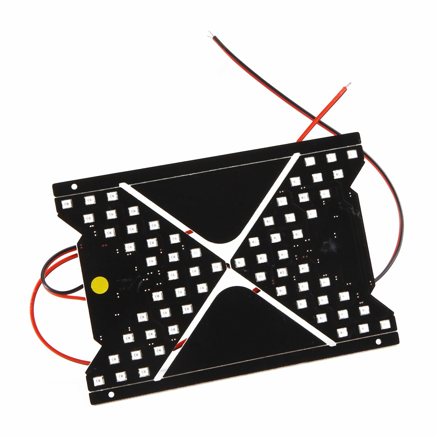 2 шт. янтарно-желтых 33-SMD светодиодных стрелок для указателей поворота