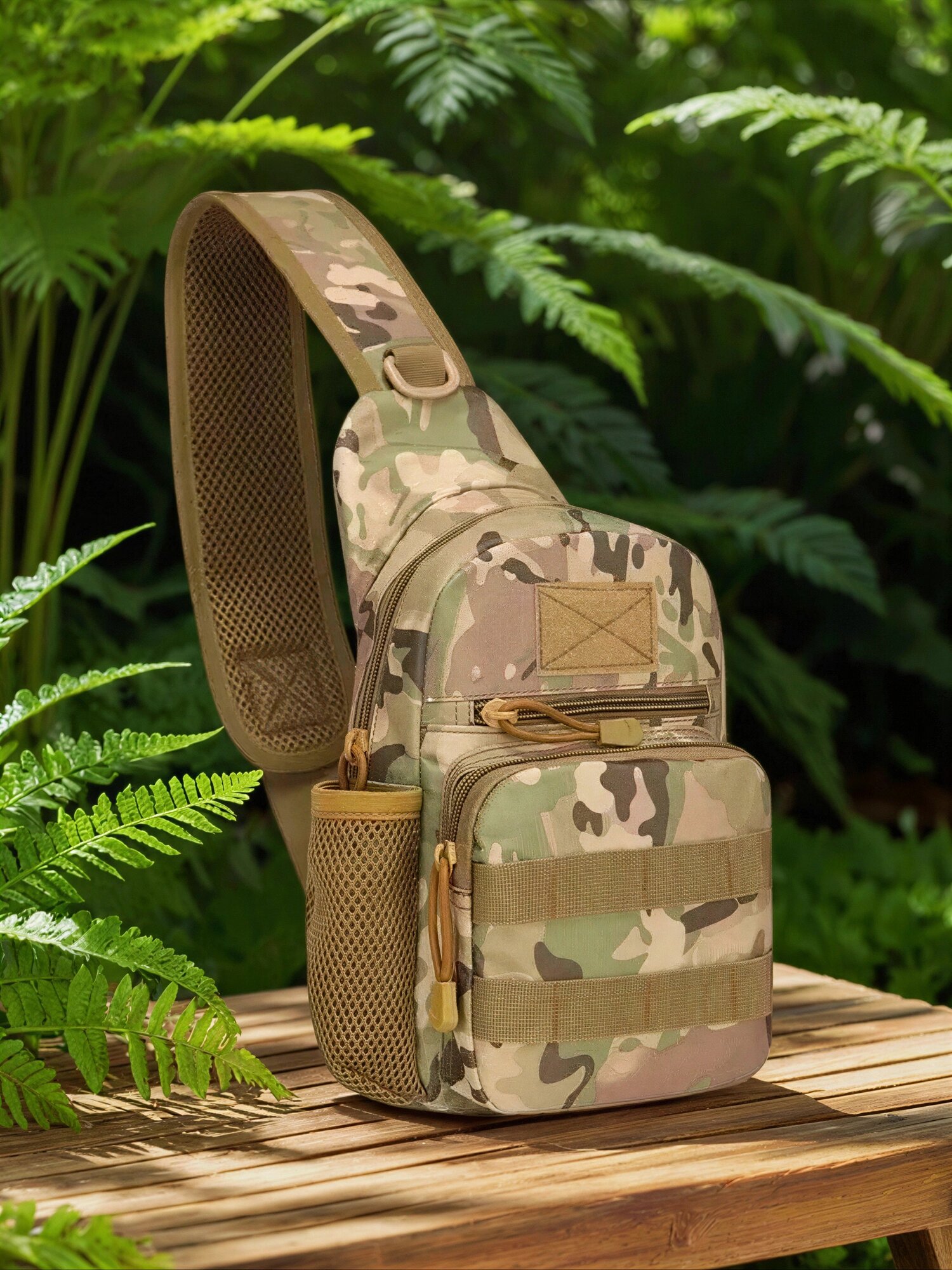 Сумка тактическая через плечо с одной лямкой, мультикам