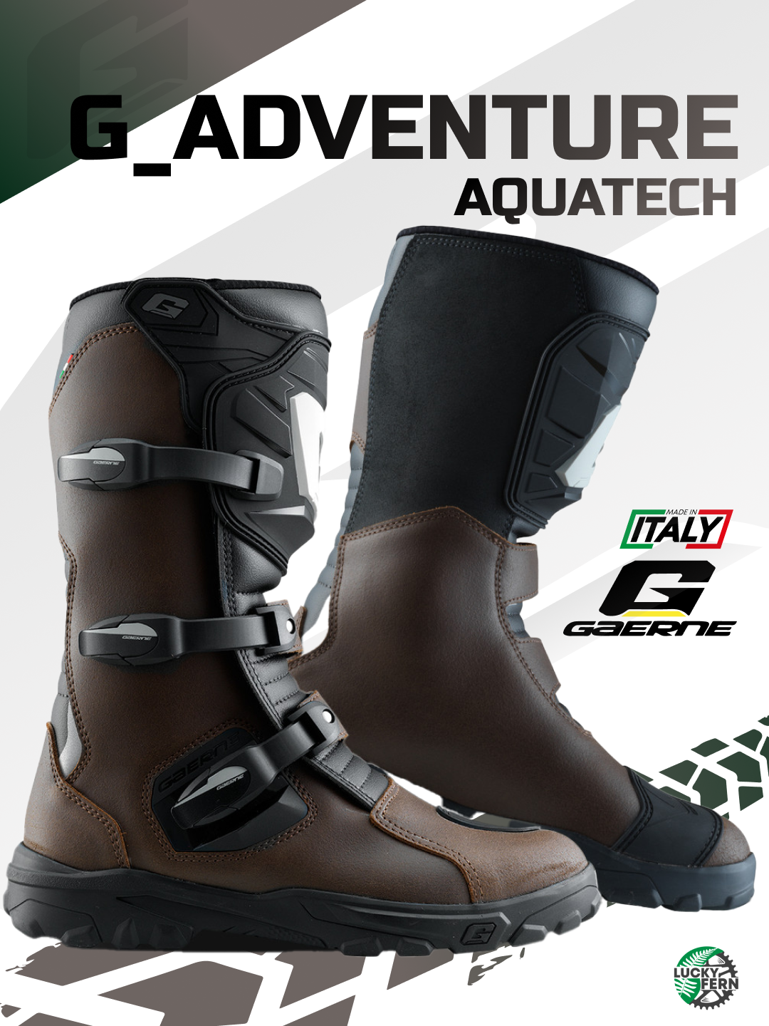Мотоботы Gaerne G-Adventure Aquatech Brown 47