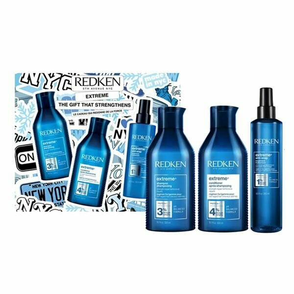 Redken Extreme Set - Косметический набор для укрепления волос (шампунь; кондиционер; крем) 850 мл