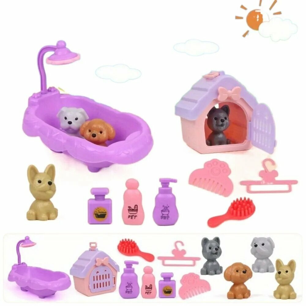 Клетка Собаки Игрушки