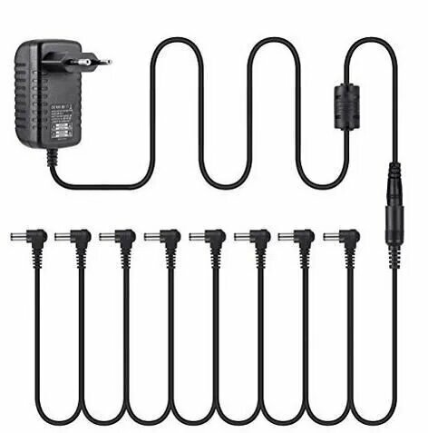 Блок питания (адаптер) для педалей гитарных эффектов DC9V2A Multi-Output Power Supply