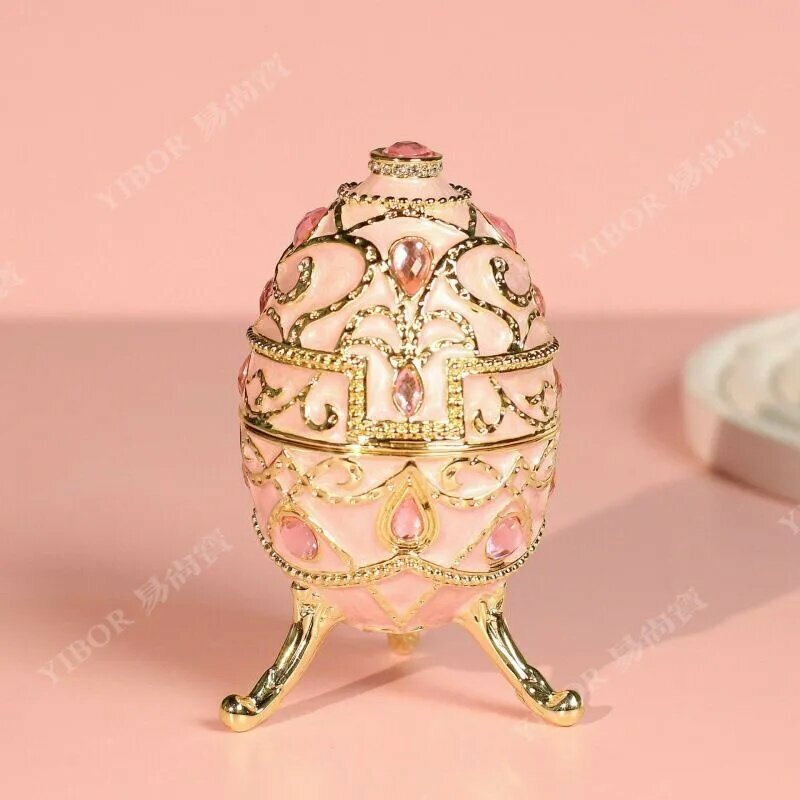 Xiaomi YouPin Металлическая эмалевая шкатулка для украшений Русское яйцо Фаберже