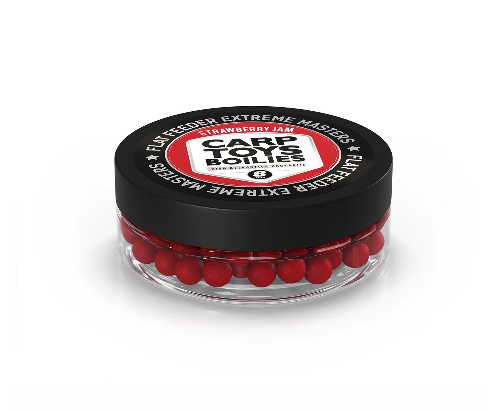 Бойлы насадочные FFEM Hookbaits Boilies Strawberry Jam 8mm