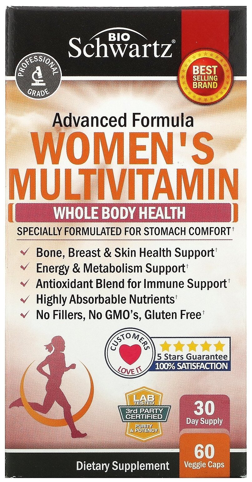 Капсулы BioSchwartz Women's multivitamin, 60 шт.