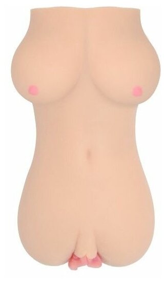 Телесный мастурбатор-вагина Clara OnaHole с имитацией груди, KOKOS, термопластичная резина (TPR), телесный