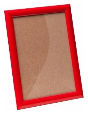 Рамка 84*119 (A0) алюминий клик 25мм Красный