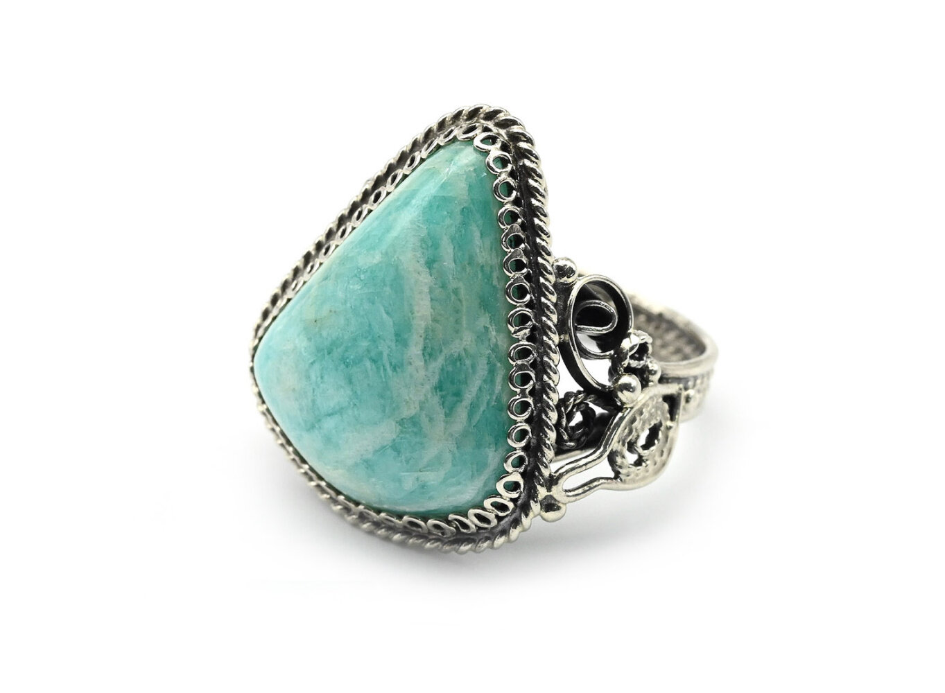 Кольцо, амазонит