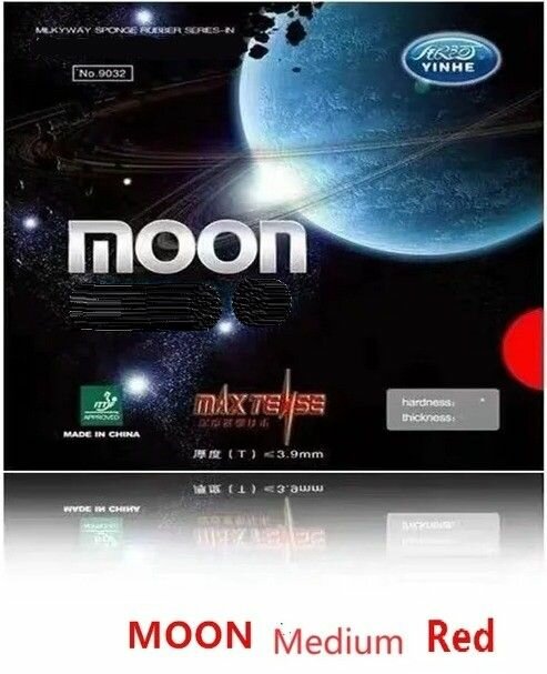 Накладка YINHE MOON, для настольного тенниса, средняя жесткость