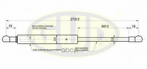 Амортизатор багажника G.U.D арт. GGS020144