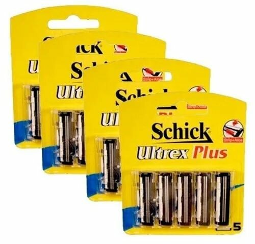 Кассеты Schick ultrex plus (5) 4 упаковки