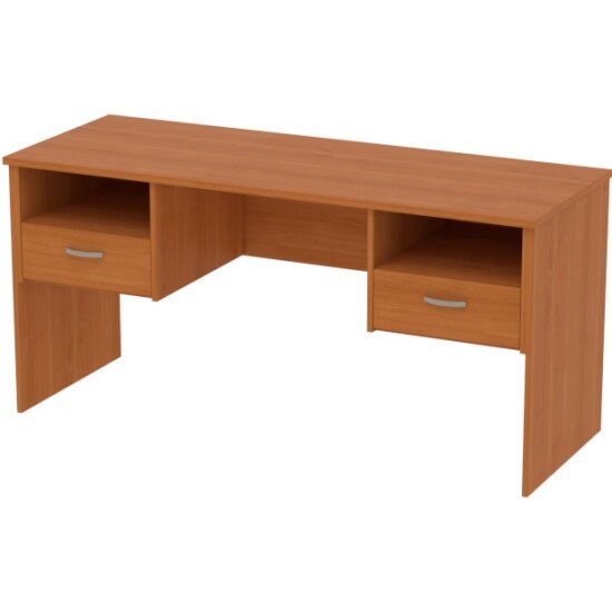 Стол письменный Меб-фф СТ+2Т-10 цвет вишня 160/73/76 см