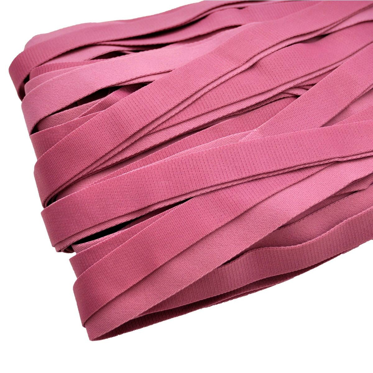 Резинка бельевая для бретелей, бретельная лента, 18мм*25 м, пыльная роза, Айрис