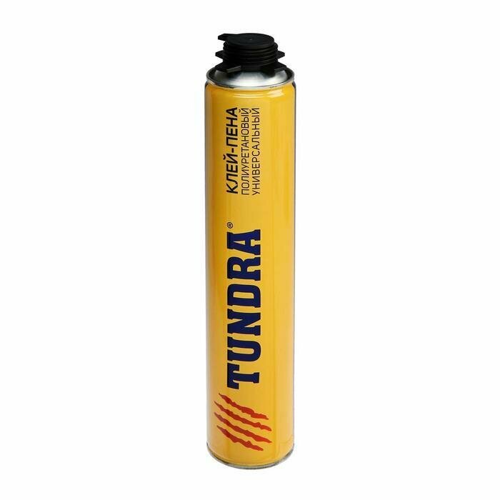 Клей-пена ТUNDRA, полиуретановый, универсальный, белый, 1000 мл