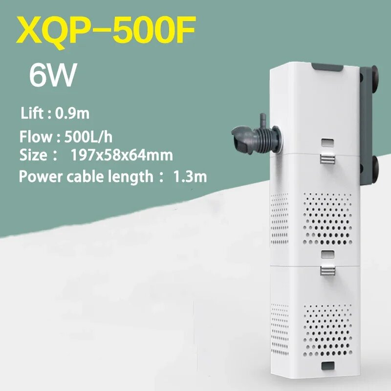 Многофункциональный аквариумный фильтр SUNSUN XQP 4 в 1 XQP-500F