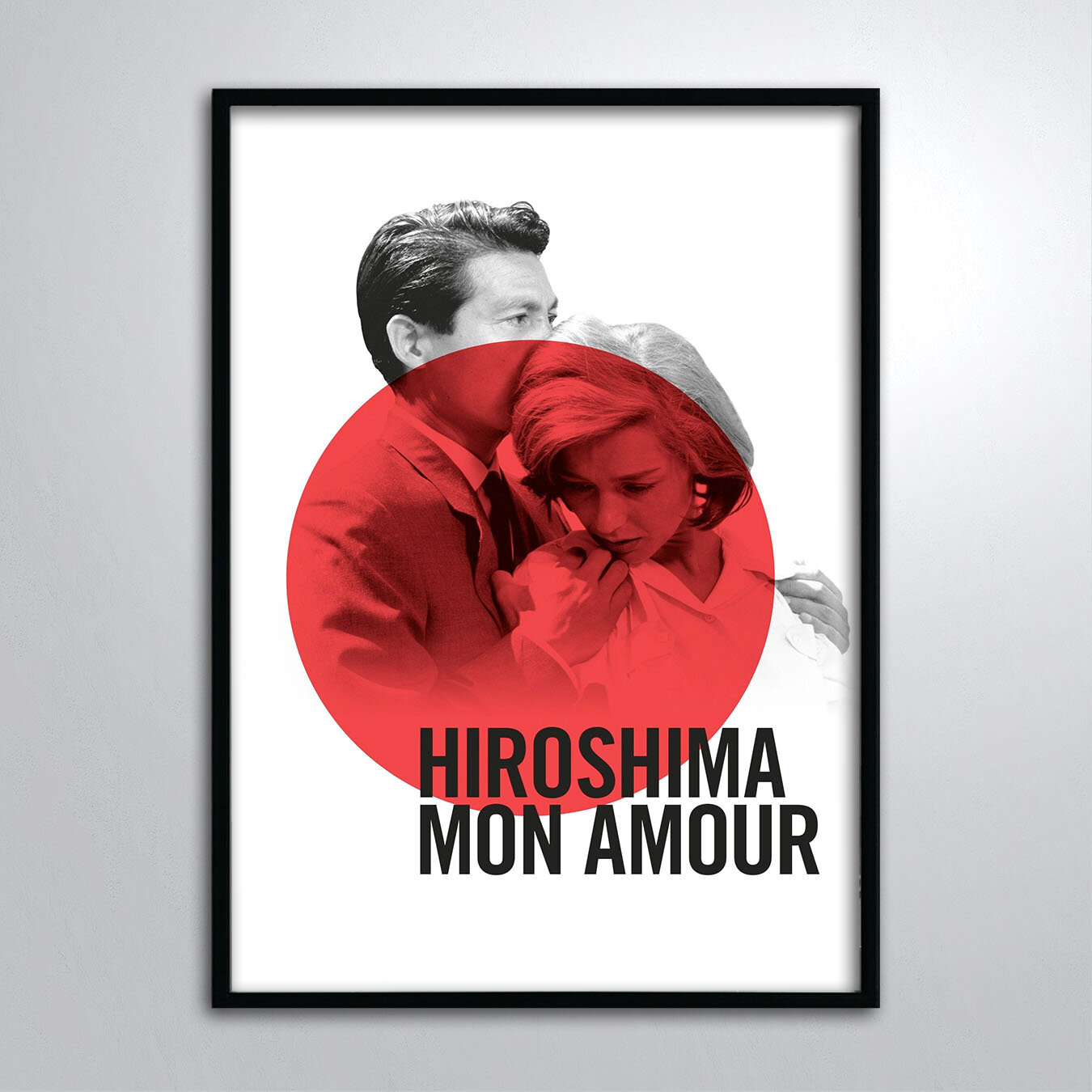 Постер без рамы/Винтажный плакат/Хиросима, моя любовь (1959) Hiroshima mon amour