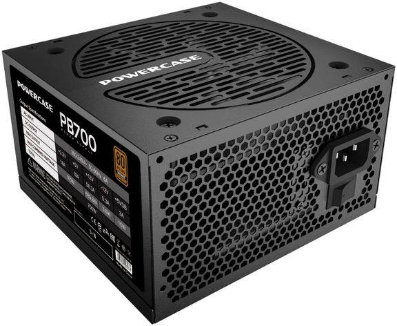 Блок питания Powercase 700 Вт PB700 PS-700B-DC, оригинал, гарантия 1 год
