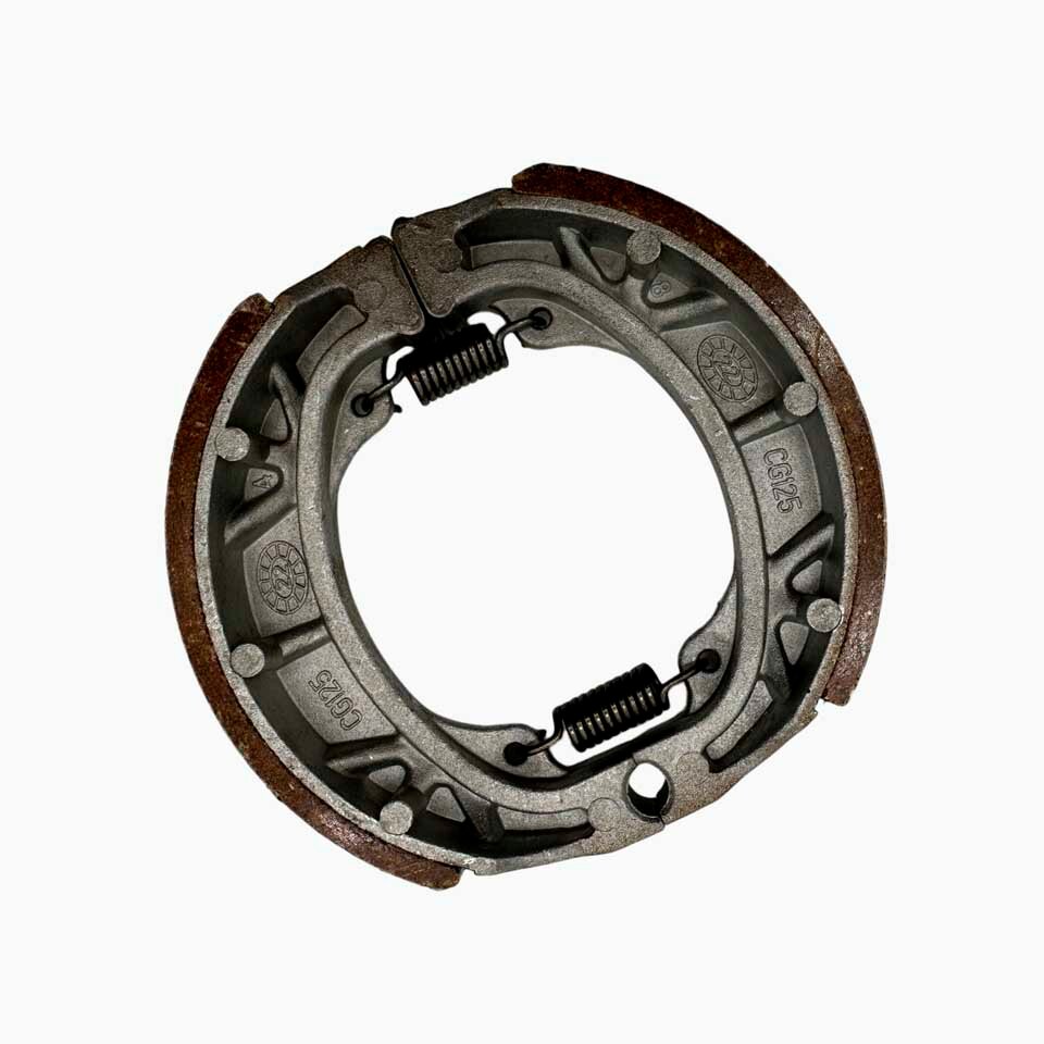 Колодки тормозные барабанные на мотоцикл Zongshen, Lifan 125/150 (17" колесо)