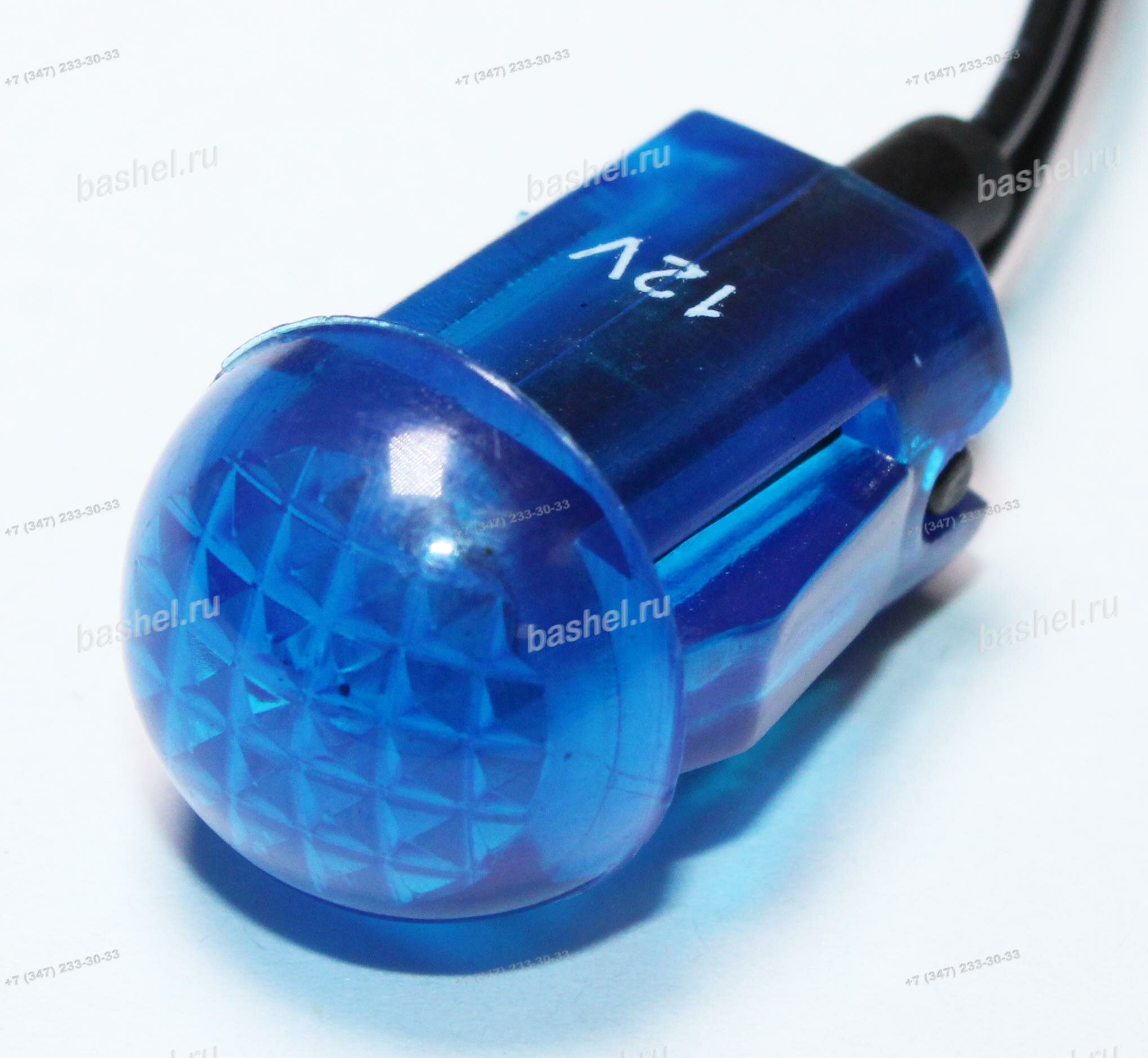 Лампа индикаторная WL-03(bl) 12В синяя