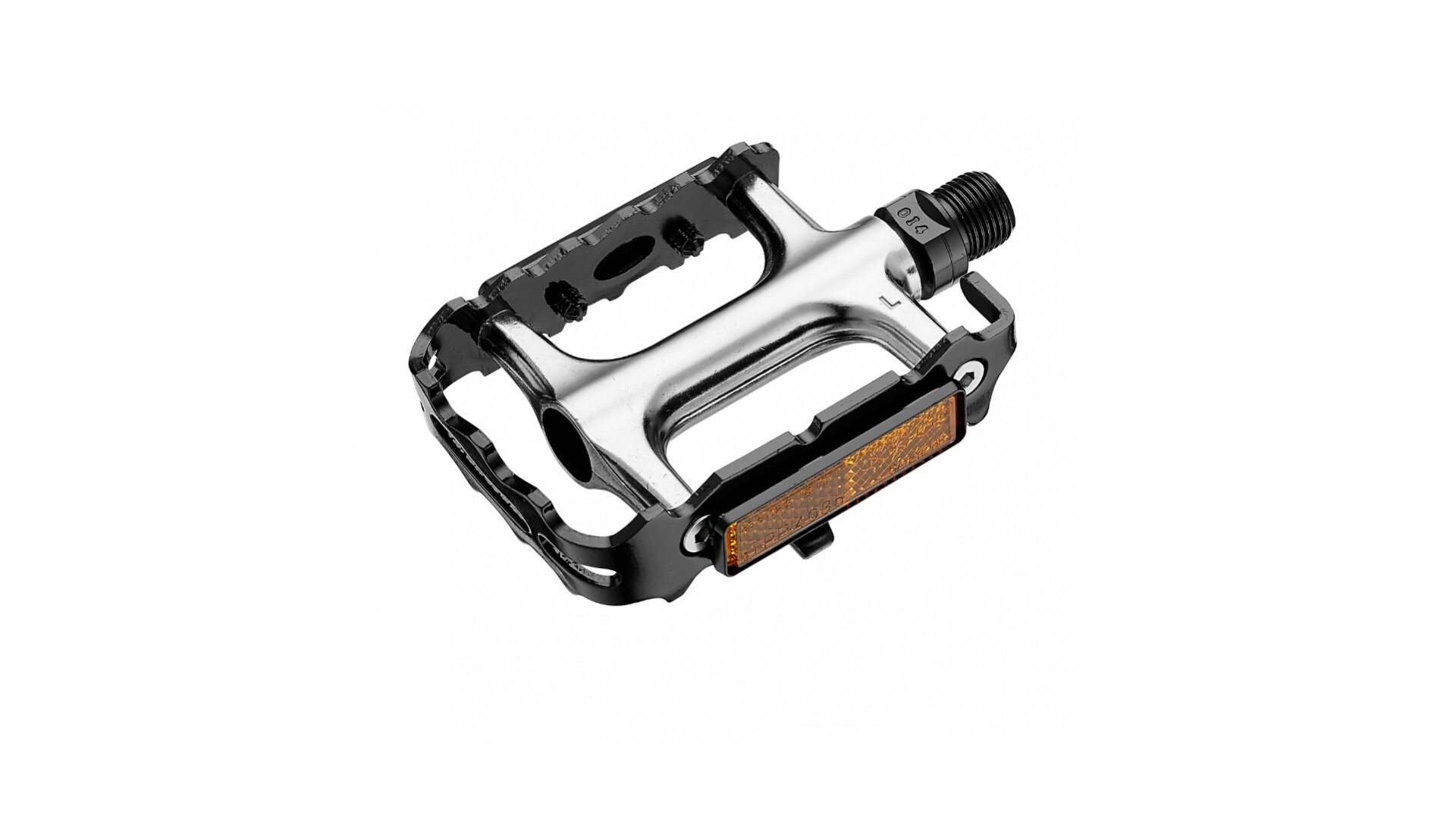 Педали VP MTB алюминиевые, 97 x 63мм, резьба 9/16", подшипники, серебристо-черные(50)