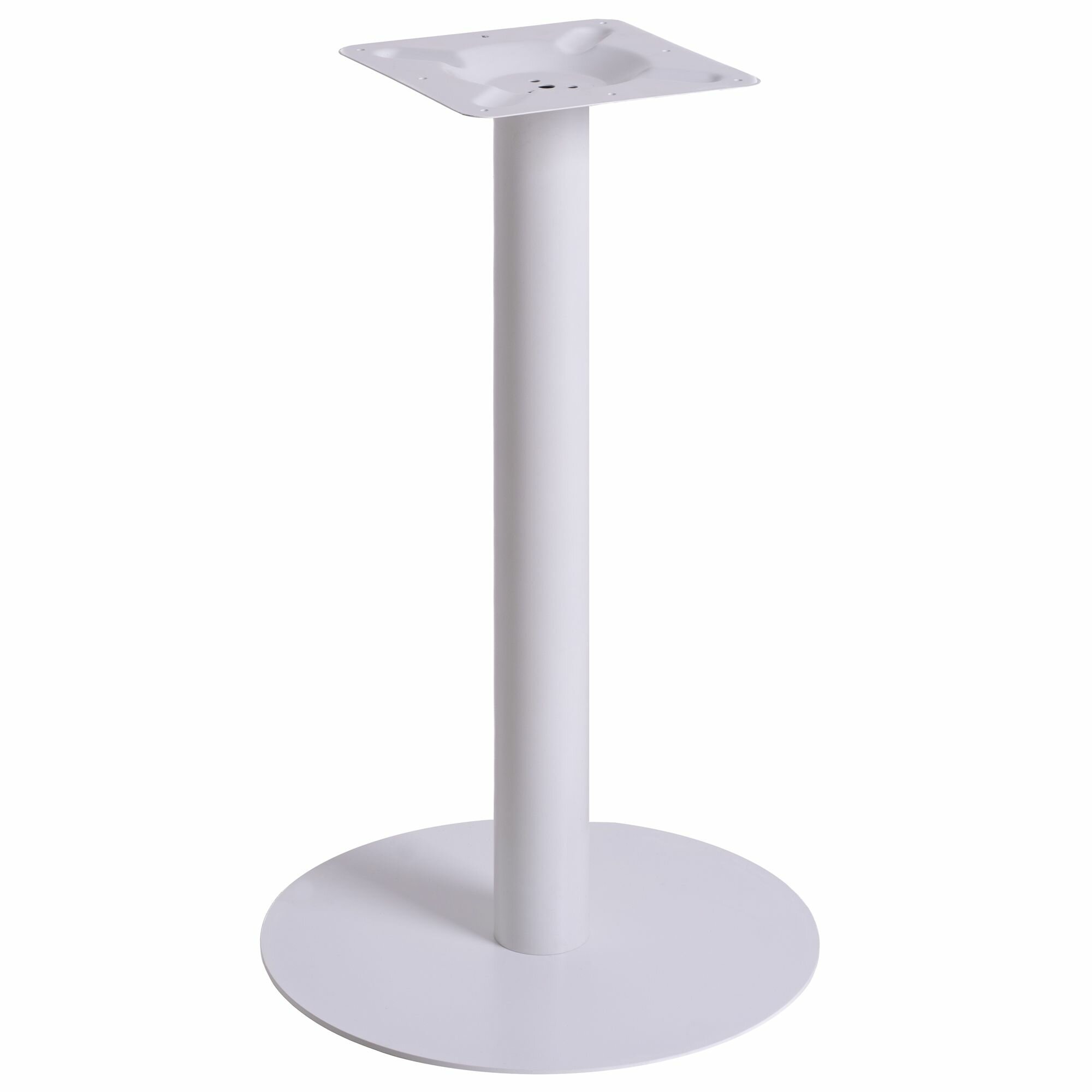 Подстолье 1069EM STOOL MARKET белый, круглая столешница, круглое основание