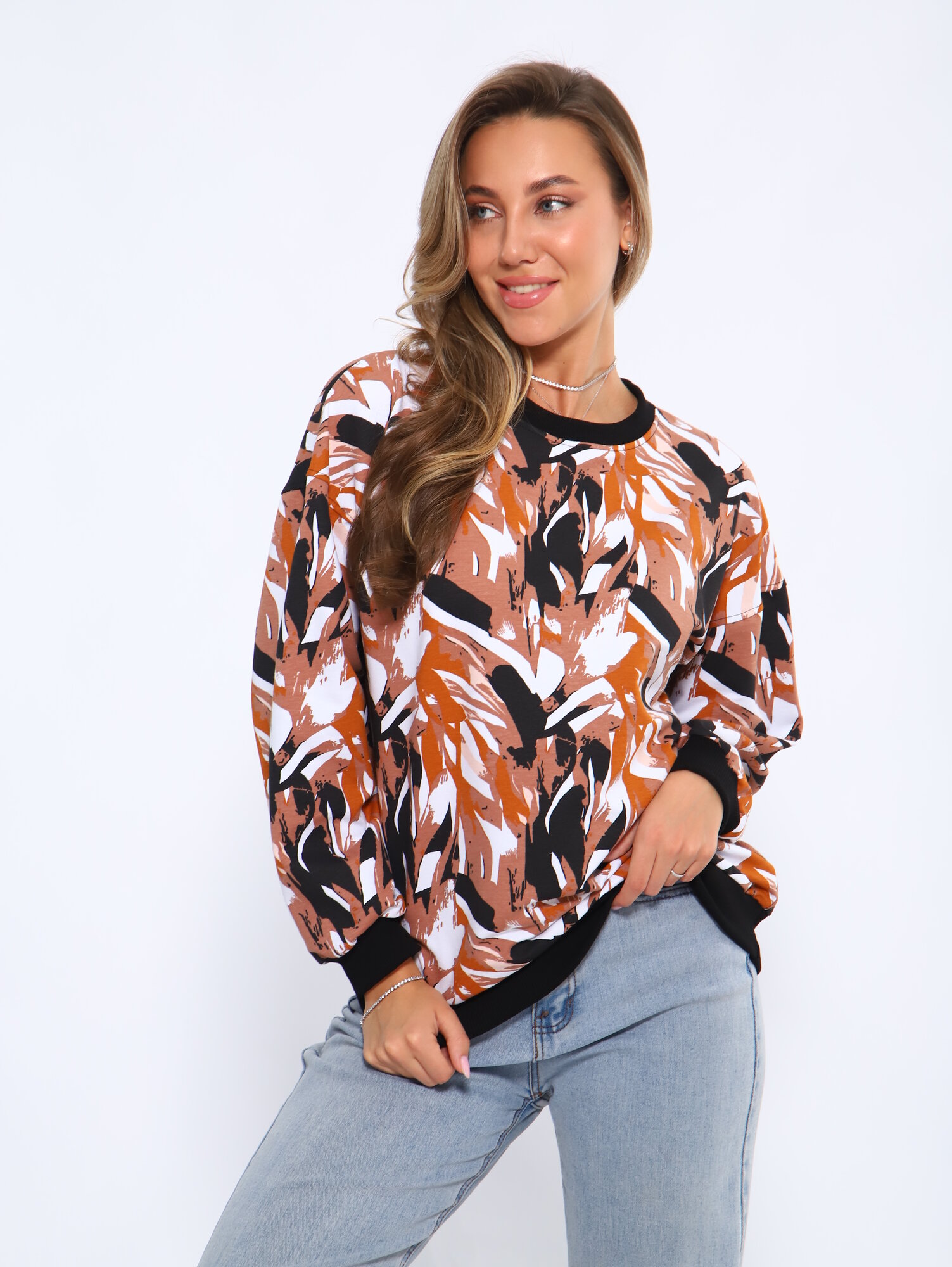 Свитшот для кормящих мам