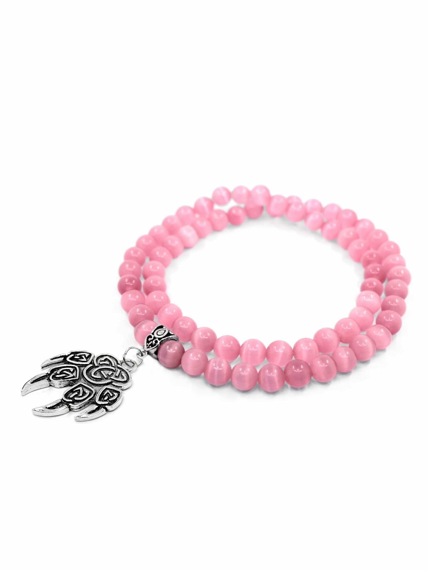 Бусы, кошачий глаз