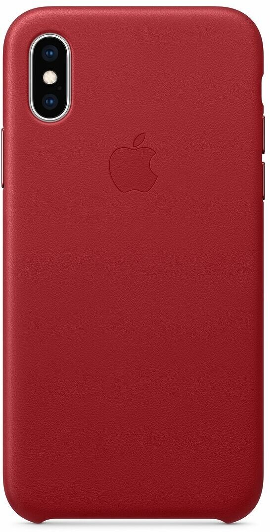 Чехол Apple iPhone XS Leather Case Red MRWK2ZM/A