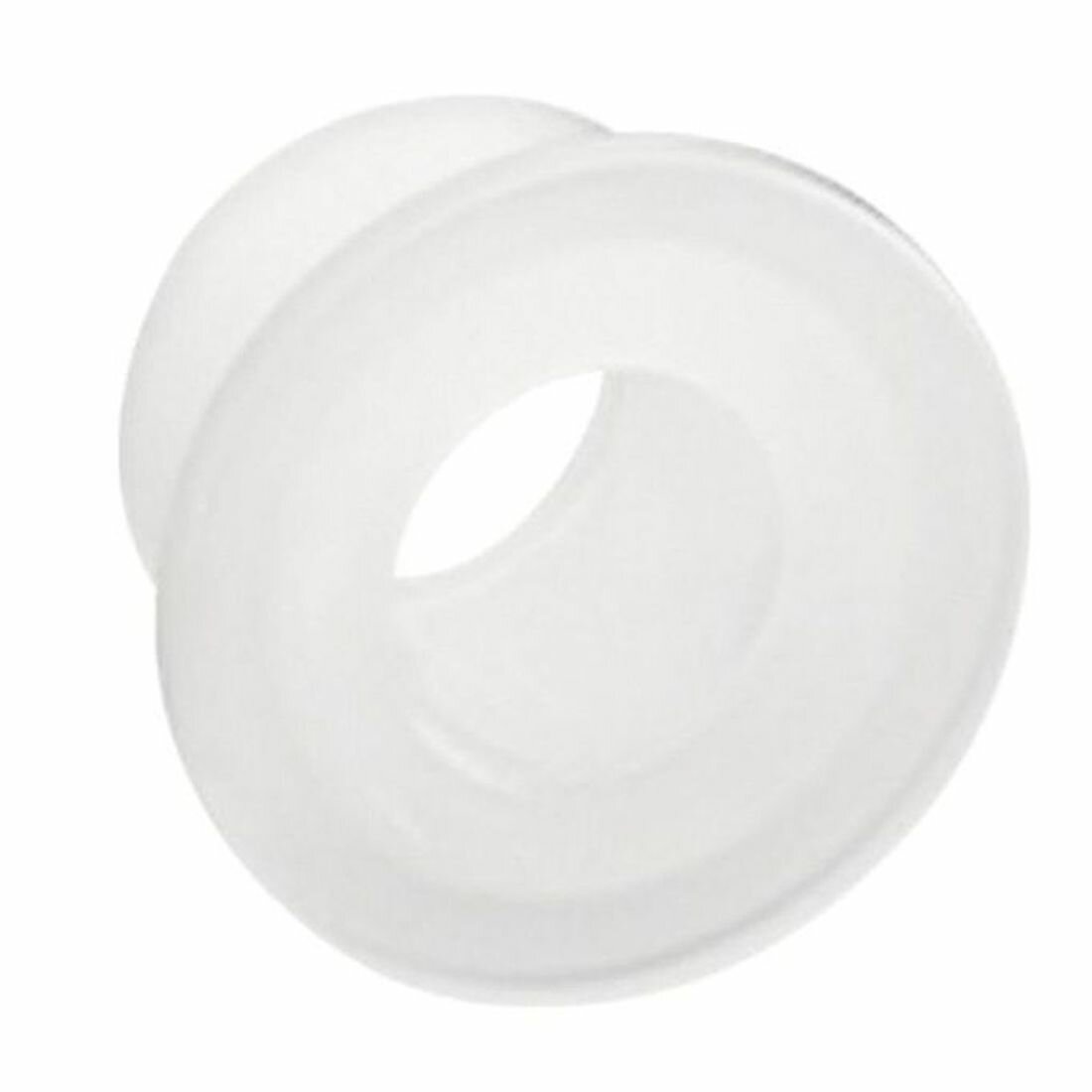 Втулка под ручку для стеклянной двери(грибок), d7x4,5, пластик, бесцветная, 50 шт.