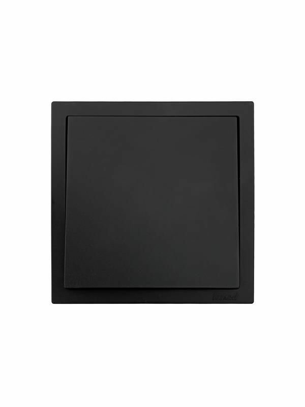 Выключатель 1-кл. СП ZIMA IP20 10А безвинт. зажим черн. бархат LEZARD 704-4288-100QC