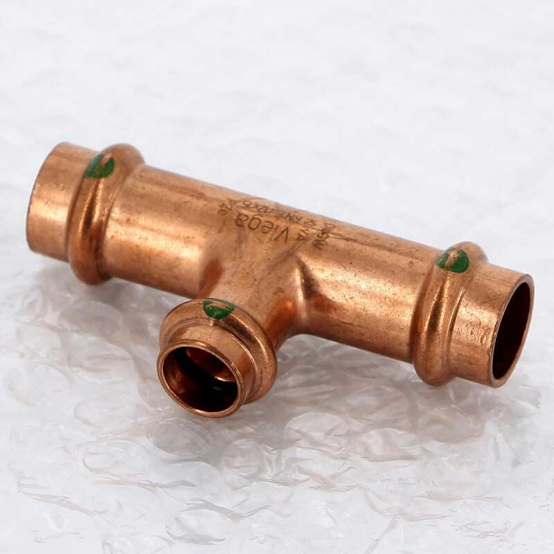 Тройник пресс Viega Profipress 28х18х28 мм 315023