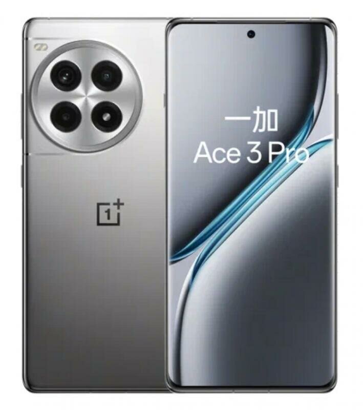 Смартфон OnePlus Ace 3 Pro 5G, 16/256Gb, AMOLED, Silver (Серебристый)