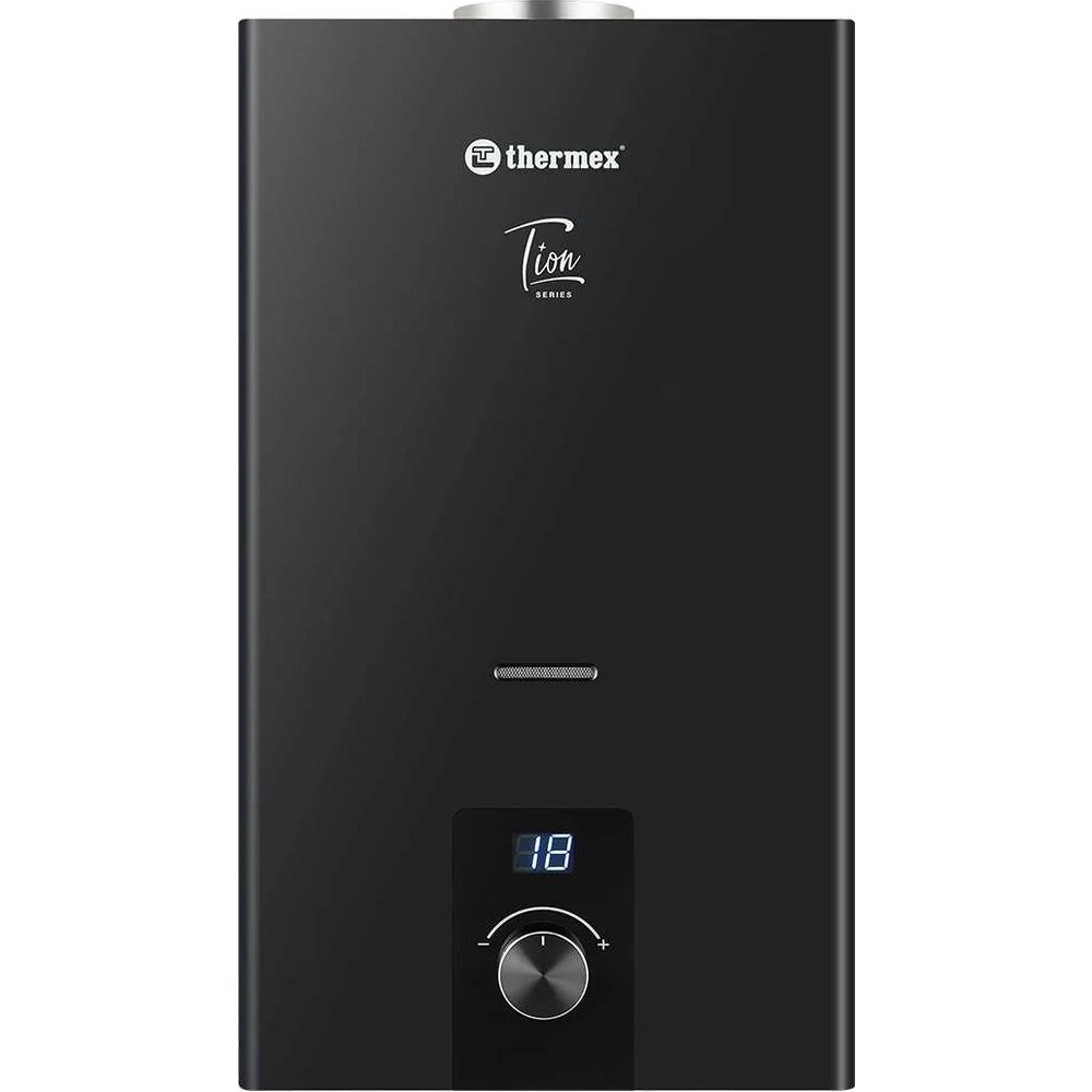 Водонагреватель газовый проточный бытовой THERMEX T 20 D (Black) ЭдЭБ05002