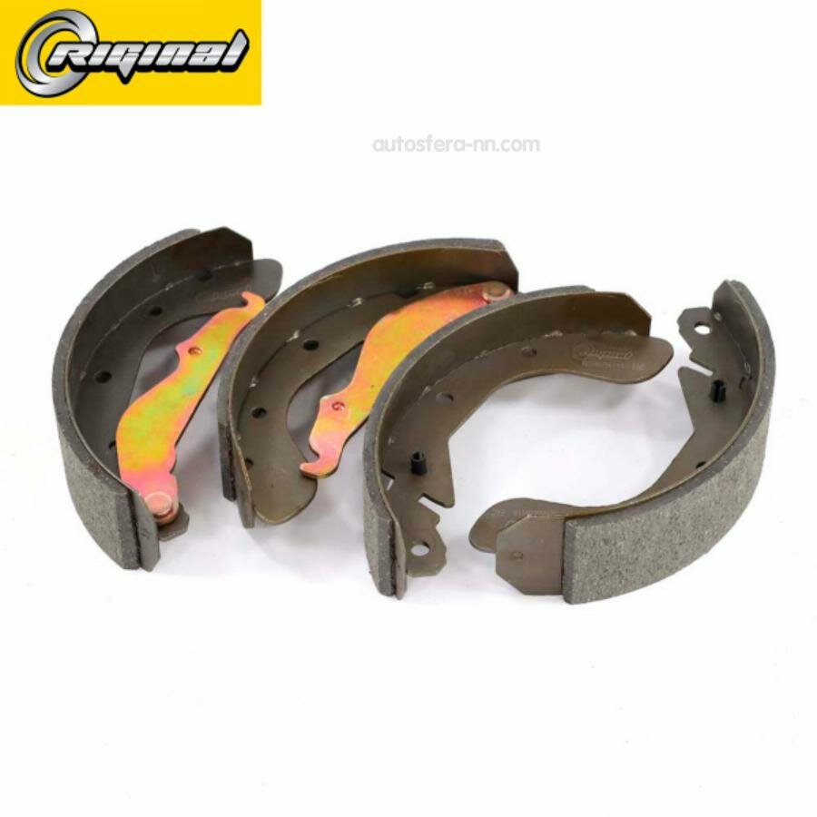 RIGINAL RG96226110 Колодка тормозная задн. барабанная (кт.4шт.)Daewoo Nexia, Chevrolet Lanos/Opel Astra F<98 RIGINAL