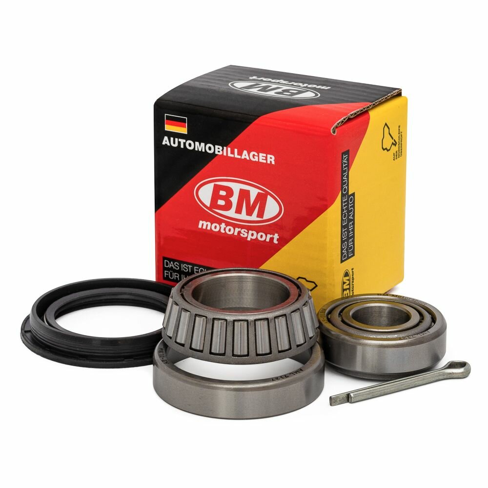 Комплект подшипников ступицы задней, с сальником, BM AML7127