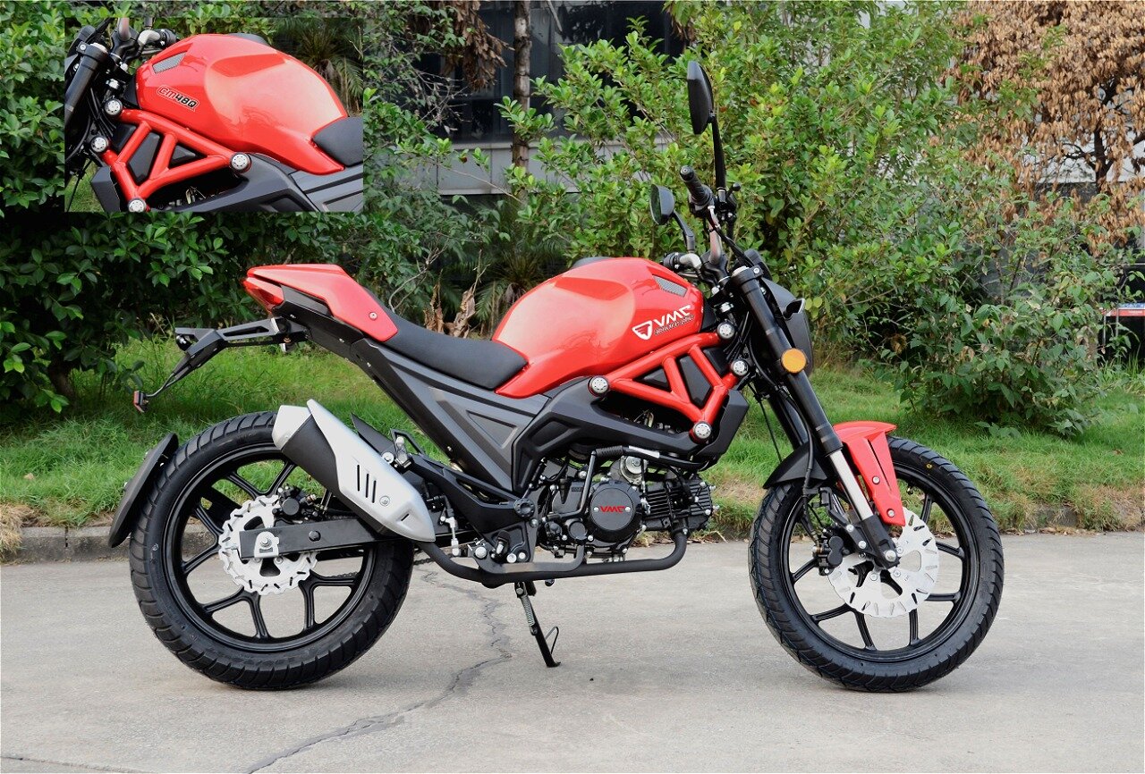 Мопед VMC Street Bike Monster Plus 48СС/125CC Красный