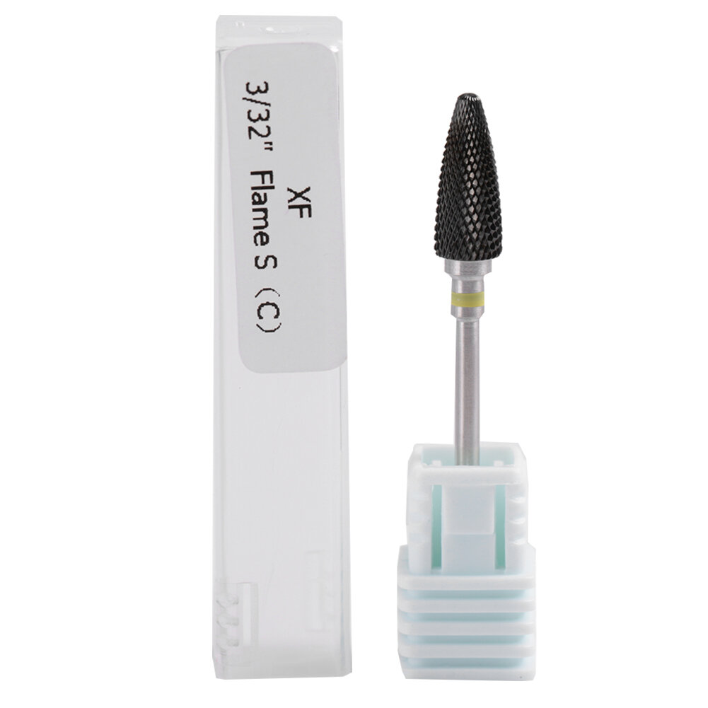 Набор из 20 керамических фрезеров для ногтей, инструменты для полировки ногтей, керамические цилиндрические шлифовальные фрезы для ухода за ногтями, маникюра