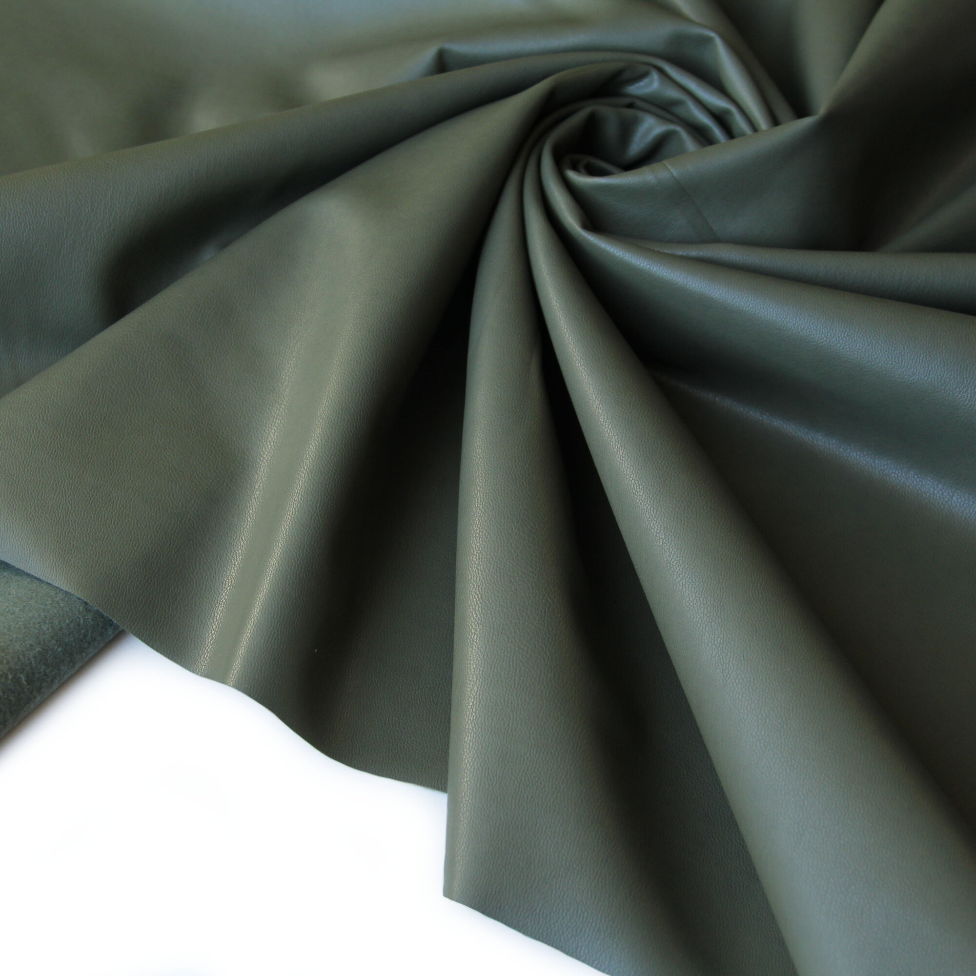 Кожа искусственная на велюре "Хаки" 1,5 м