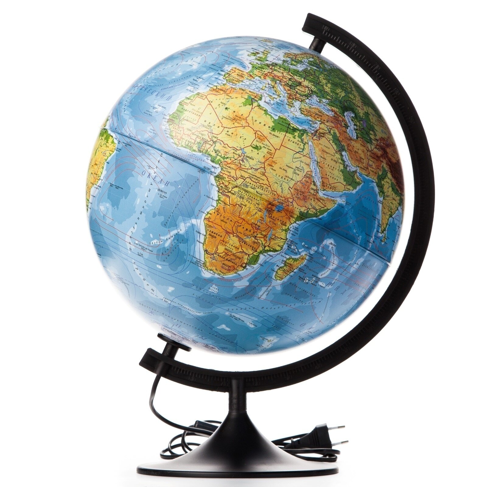 Глобус Globen физико-политический, с подсветкой, 320 мм