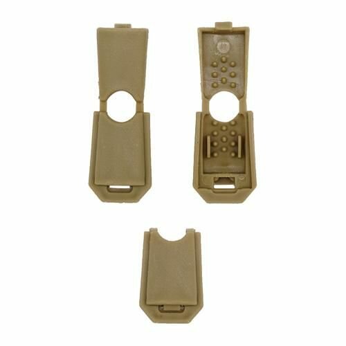 Наконечники для шнура айрис Бежевые, 13х9 мм, пластик, 27103-Н, 100 шт