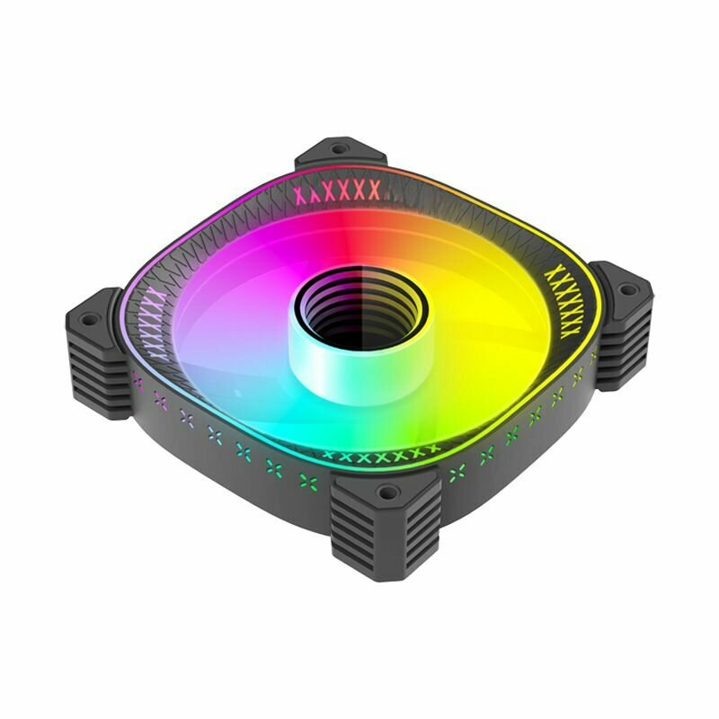 Вентилятор TY1 Coolmoon/ARGB (реверсивный) для ПК, ШИМ-контроль температуры, 5V3-pin,