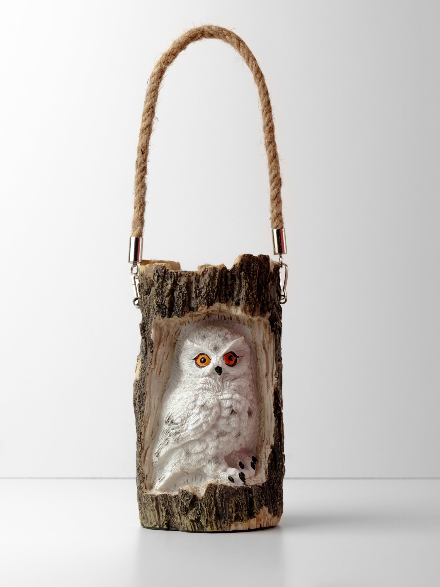 Уличный фонарь для сада Сова / Уличный светильник / Cветильник на солнечной батарее / Фонарь ландшафтный