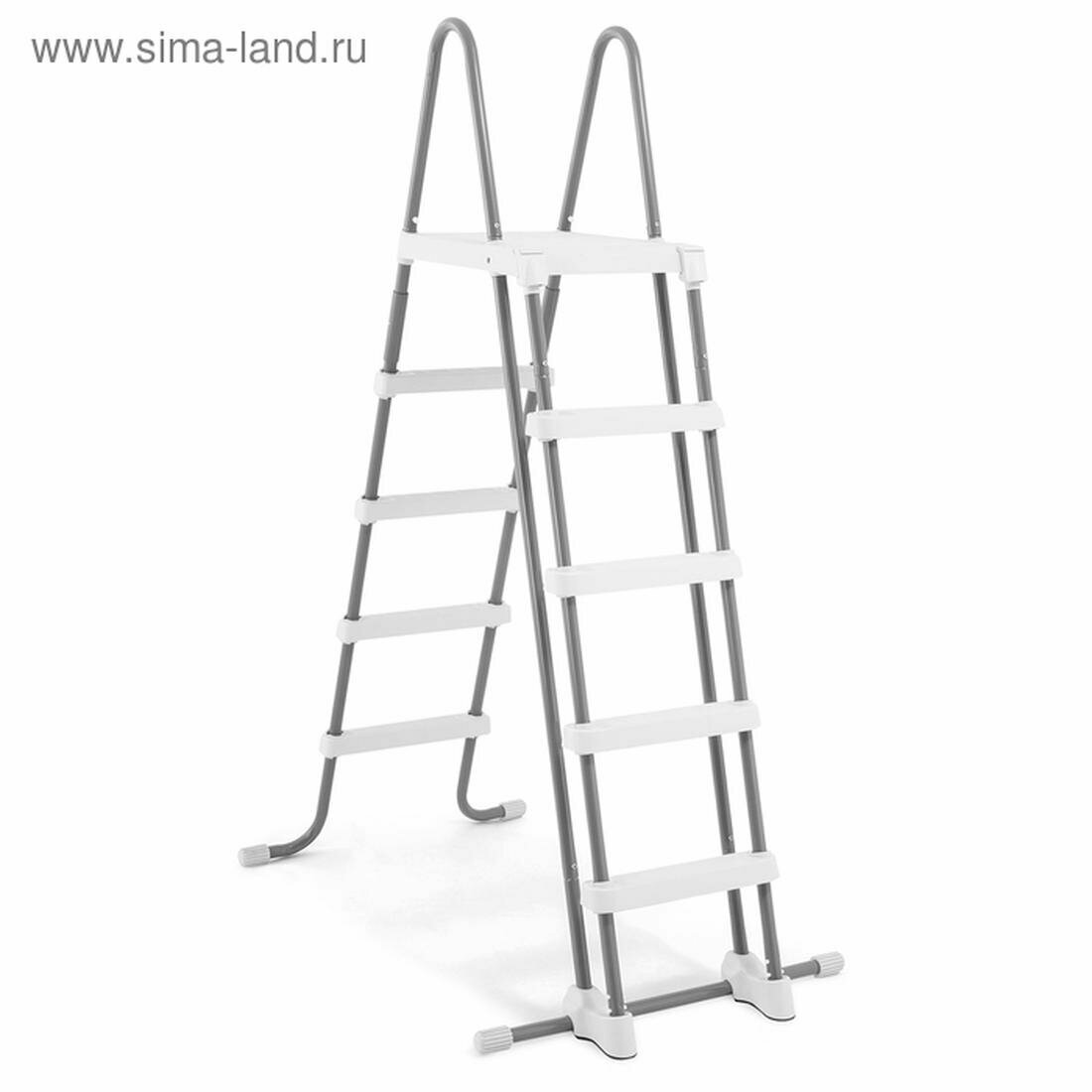 Лестница для бассейна h=130 см, со съёмными ступенями, 28077 INTEX