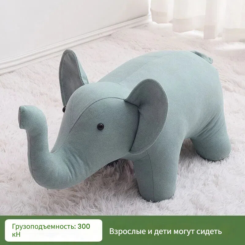 Табурет "Элегантная Русская Классика", массив дерева, микровельвет