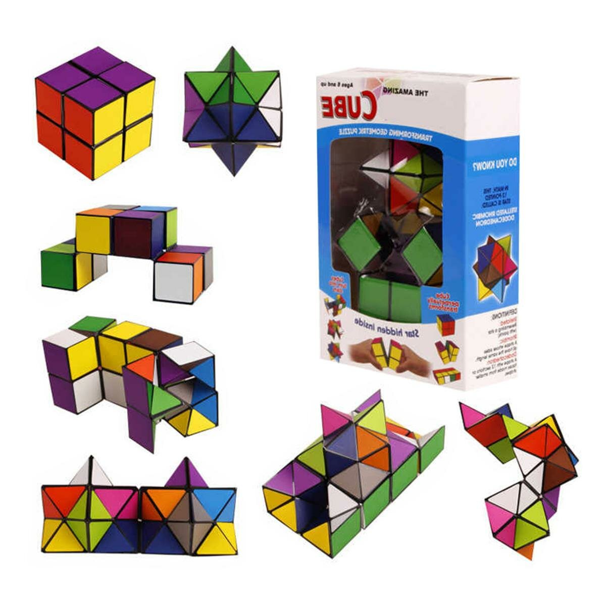2 в 1 yoshimoto cube magic cube infinite cube игрушка расслабляющая головоломка игра для детей взрослых EDC Double Star