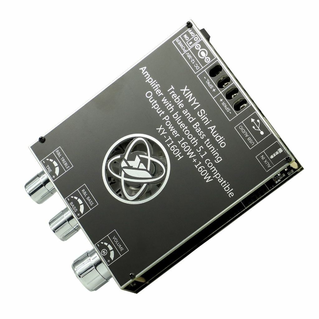 160Wx2 TDA7498E Bluetooth-совместимый 5,1 стереофонический усилитель мощности высоких частот и низких частот, плата канала радиатора T160H