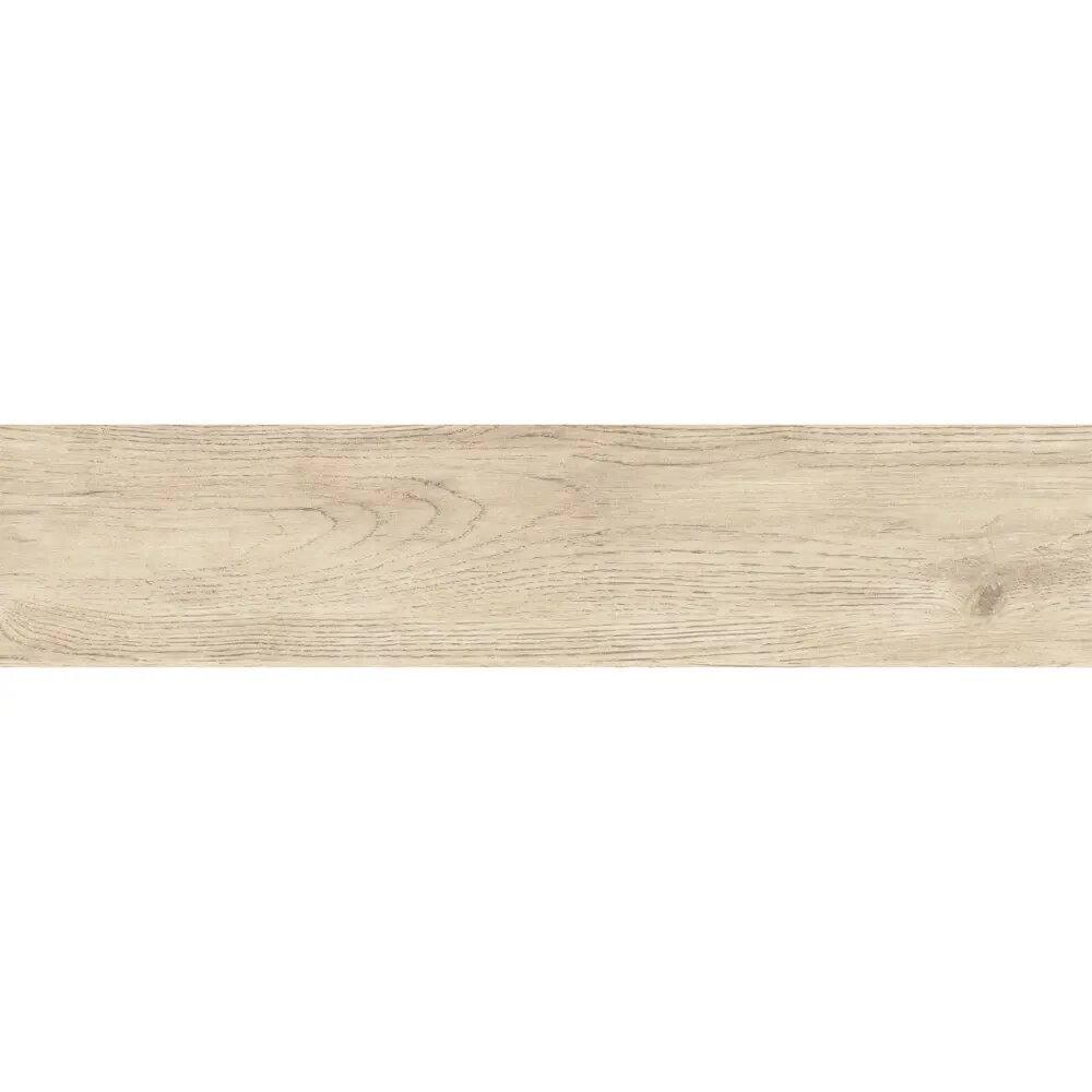 Алма керамика Ситивуд керамогранит глазурованный матовый 200x900x7мм (1.62м²) кремовый